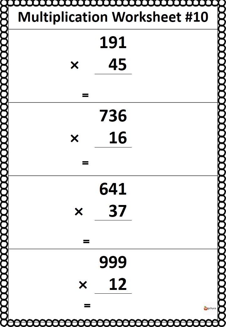 Three Digit By Two Digit Multiplication Worksheets Made By Teachers Three Digit By Two Digit Multiplication Worksheets Made By Teachers