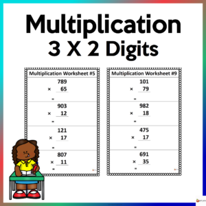 Three Digit by Two Digit Multiplication Worksheets | Made By Teachers