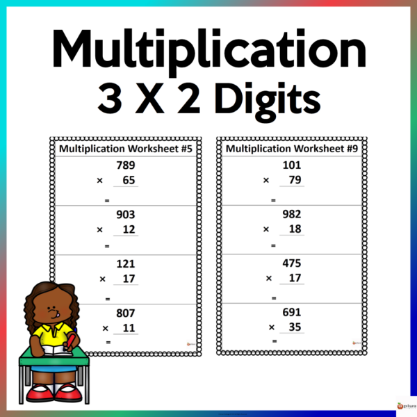 Three Digit by Two Digit Multiplication Worksheets | Made By Teachers