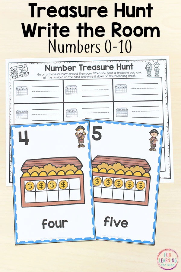 Numbers 0-10 Math Centers for Kindergarten - Number Activities and ...