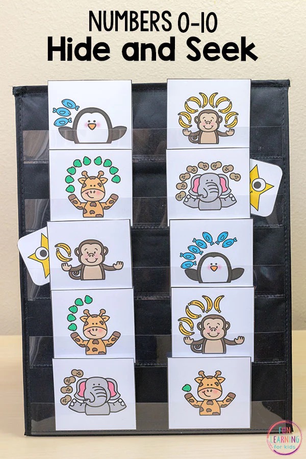 Numbers 0-10 Math Centers for Kindergarten - Number Activities and ...