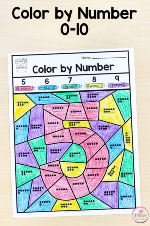 Numbers 0-10 Math Centers for Kindergarten - Number Activities and ...