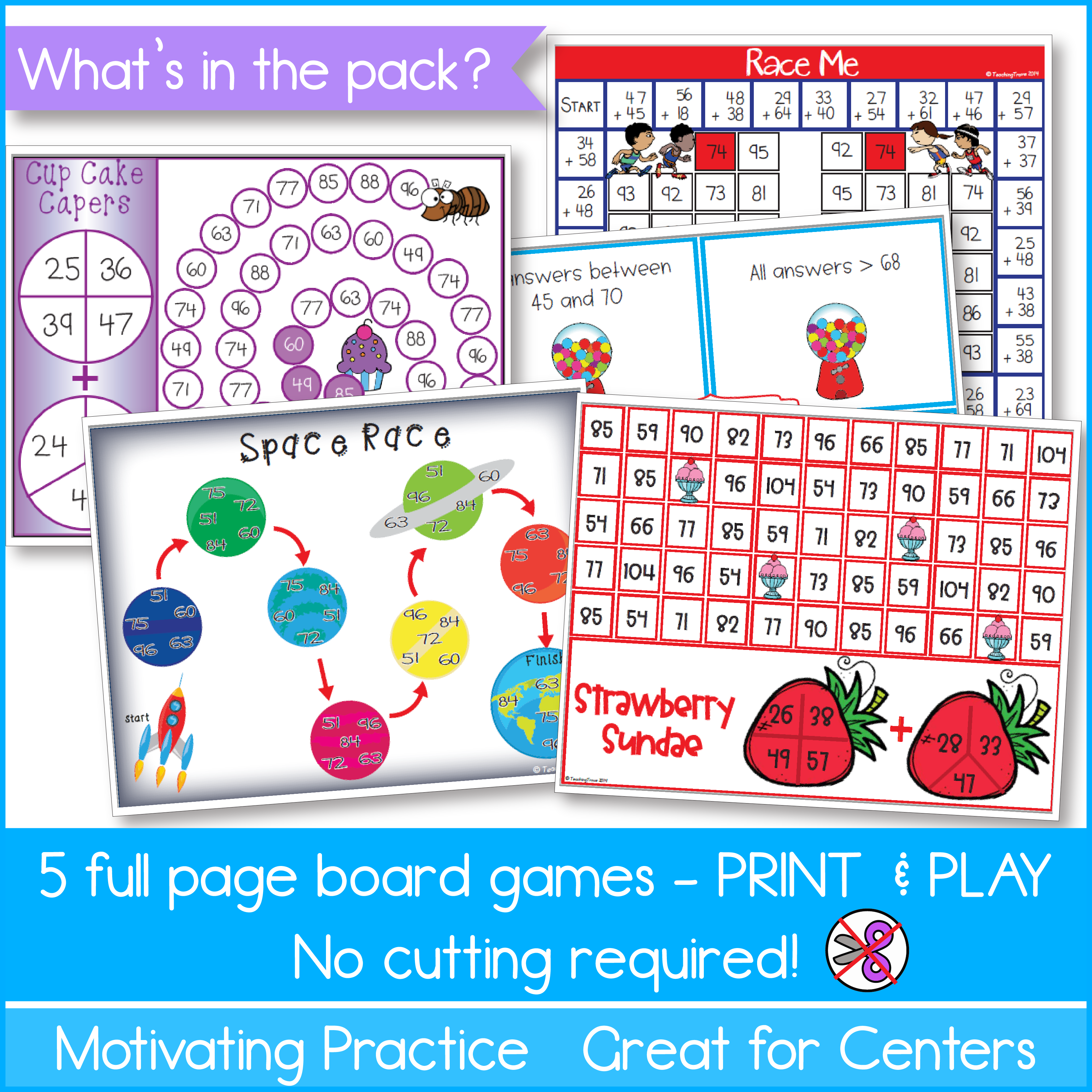 Two Digit Addition with Regrouping - Addition Games | Made By Teachers