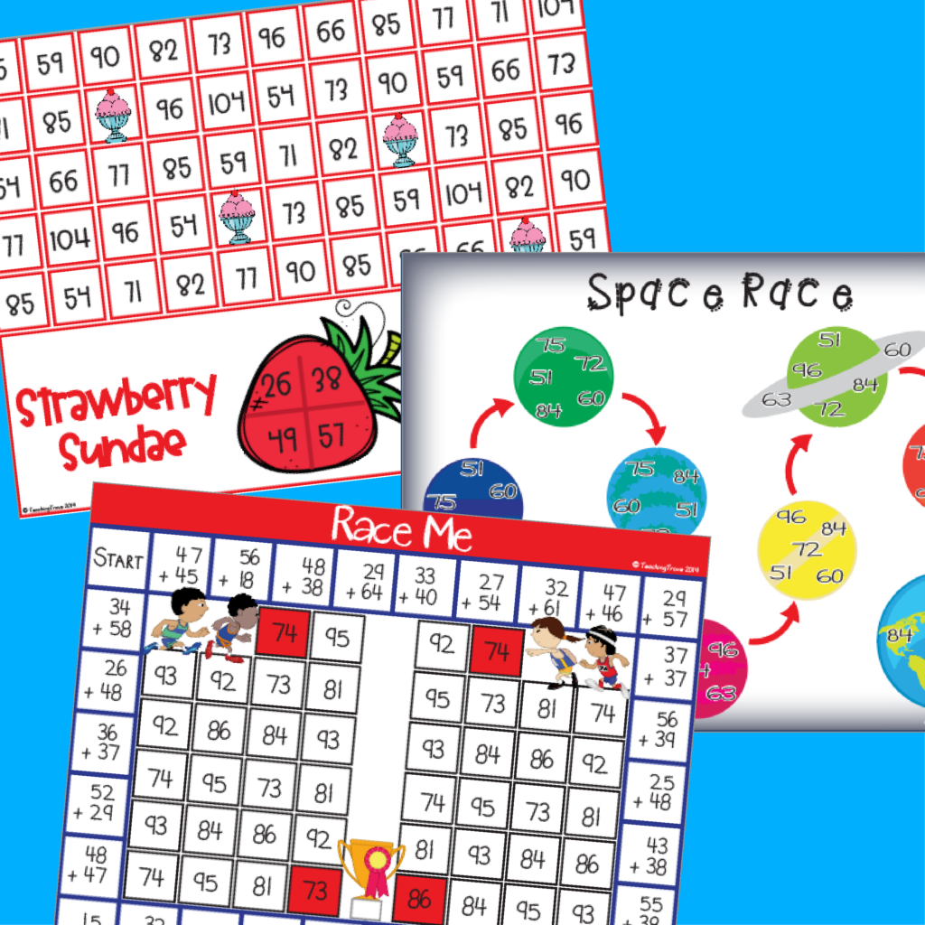 Two Digit Addition with Regrouping - Addition Games | Made By Teachers