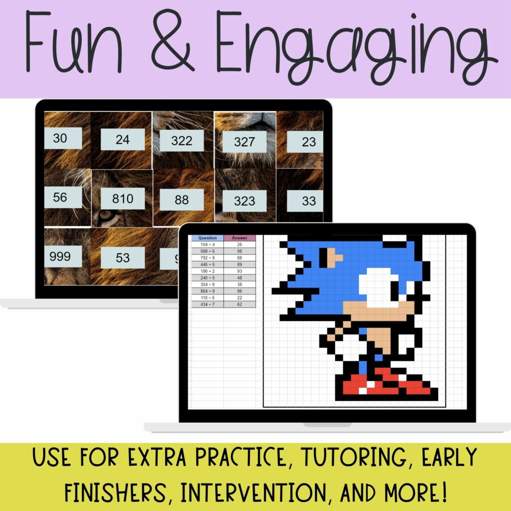 Multiplication & Division Practice Games & Activities - DIGITAL Math ...