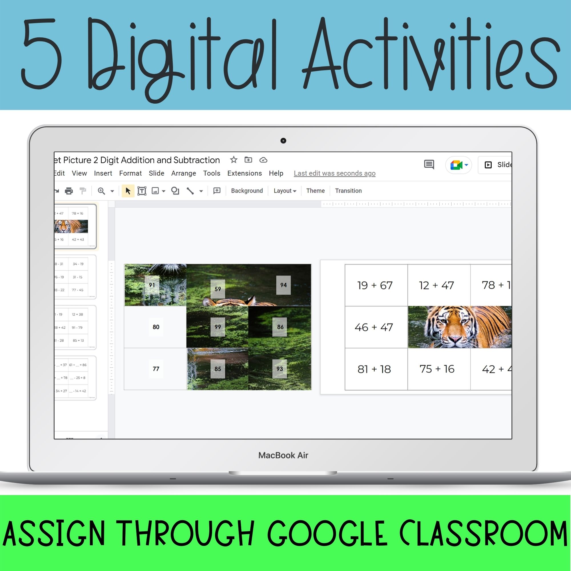 2 Digit Addition and Subtraction w Regrouping Center Activities Print ...