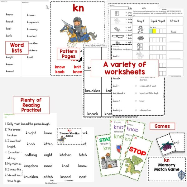 Kn - Silent Letters - Activities and Worksheets | Made By Teachers