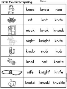 Kn - Silent Letters - Activities and Worksheets | Made By Teachers