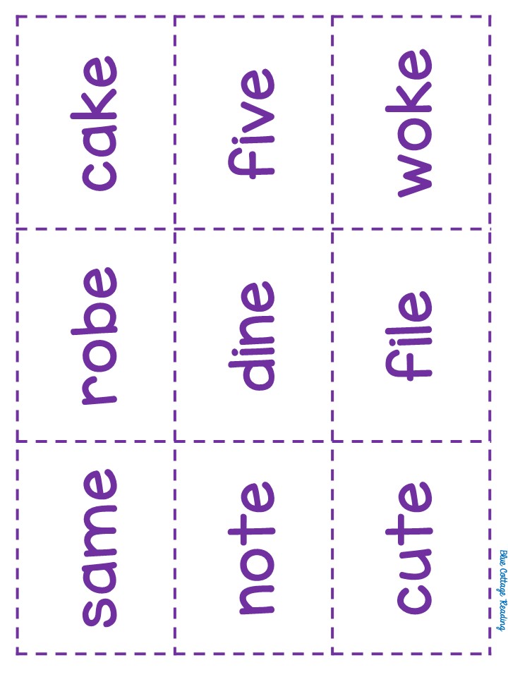 Valentine's Day Silent e Bingo Game | Made By Teachers