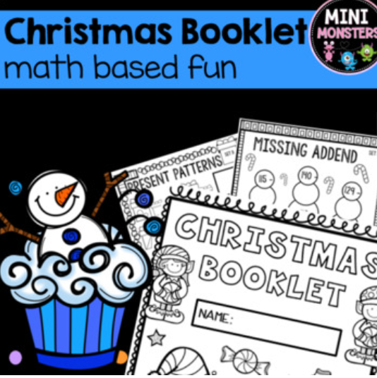 Second Grade Christmas Math Booklet | Made By Teachers