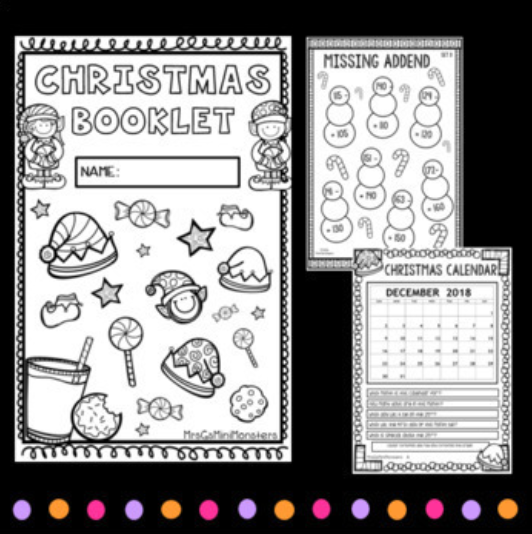 Second Grade Christmas Math Booklet | Made By Teachers