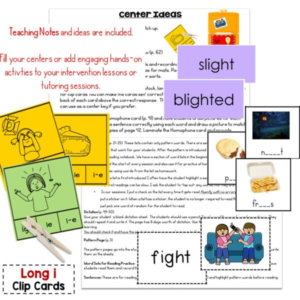 Long i - igh ie y - Vowel Teams Spelling Options - Structured Literacy ...