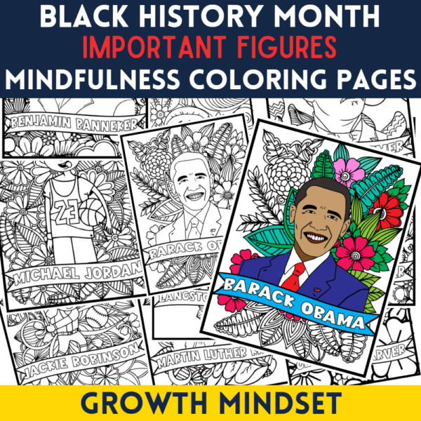 Important Figures In Black History Month Teaching Resources~Coloring ...