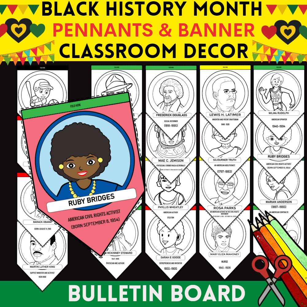 Barack Obama Activities - Black History Month Bulletin Board -President ...
