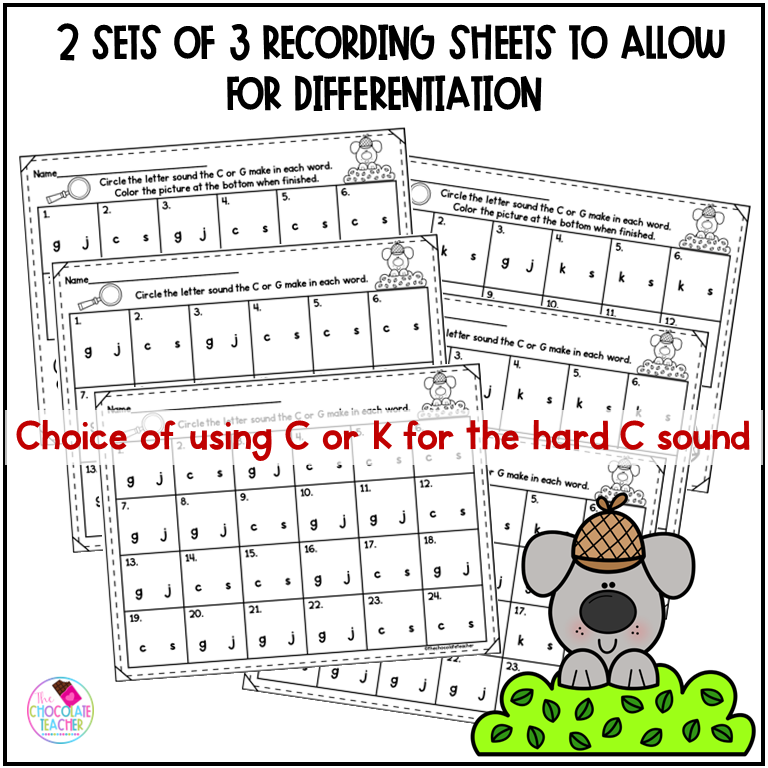 Hard and Soft C and G - Write the Room - Phonics Centers | Made By Teachers
