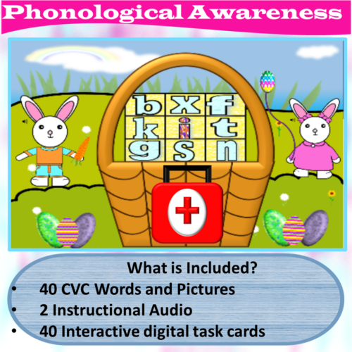 Easter CVC Word Search Boom Cards | Made By Teachers