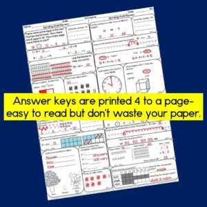 Math Spiral Review Daily Worksheets Morning Work Homework Month 6 ...