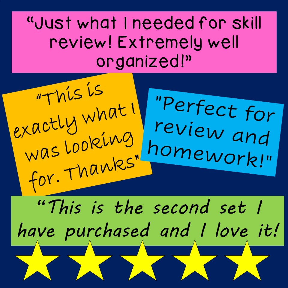 Math Spiral Review Daily Worksheets Morning Work Homework Month 9 ...