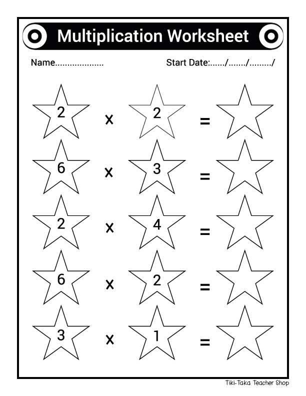 Multiplication Practice Worksheets | Made By Teachers