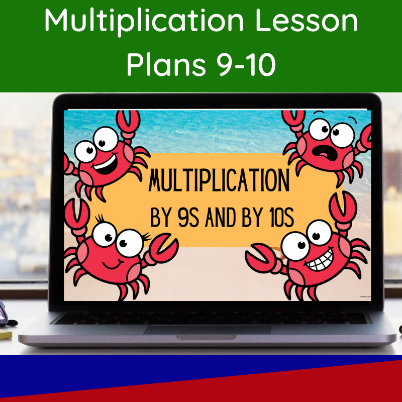 Multiplication Lesson Plans 9s and 10s Digital Math Activity | Made By ...