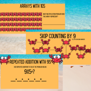 Multiplication Lesson Plans 9s and 10s Digital Math Activity | Made By ...