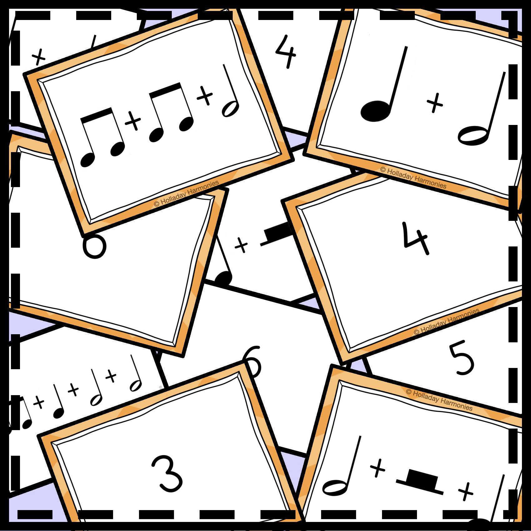 Rhythm Addition Math Equations - Level Two | Made By Teachers