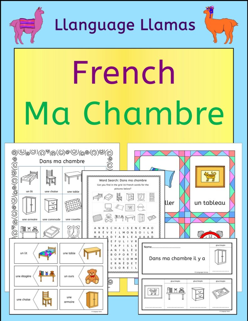 French Bedroom Vocabulary - Ma Chambre | Made By Teachers