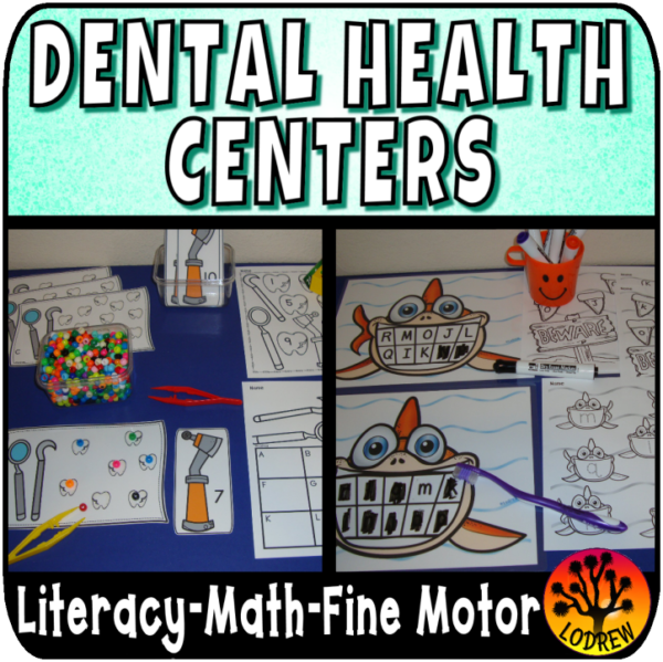 Dental Health Centers Activities Math Literacy Teeth Tooth Dental ...