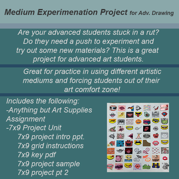Medium Experimentation AP® 2-D 2D Art Advanced Drawing Painting | Made ...