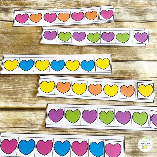 Valentine's Day Math and Literacy Centers and Activities for Preschool ...