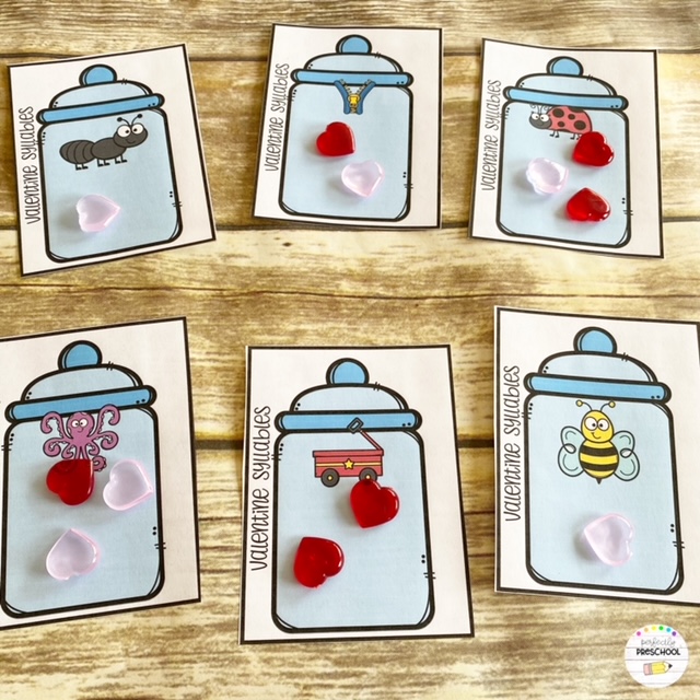 Valentine's Day Math and Literacy Centers and Activities for Preschool ...