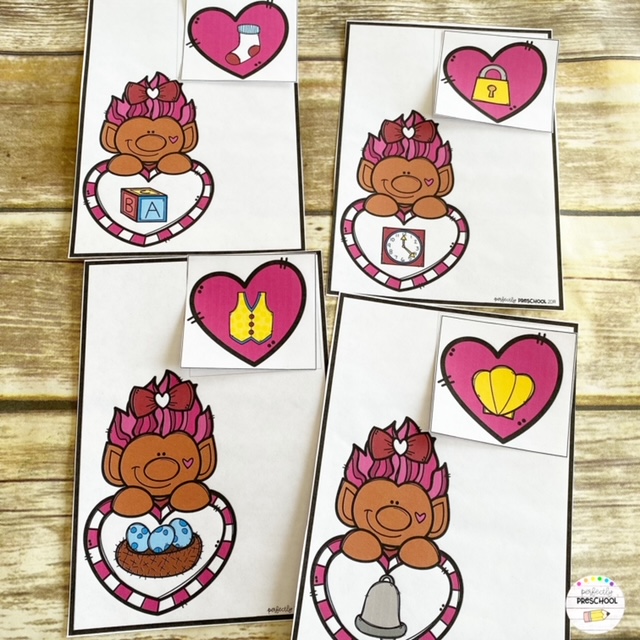 Valentine's Day Math and Literacy Centers and Activities for Preschool ...