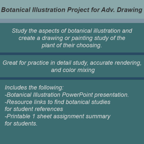 Botanical Illustration, Realism, AP® 2D 2-D Drawing, Painting, Color ...