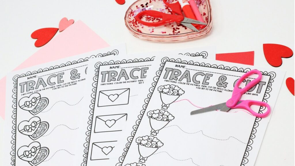 Valentines Day Activities for Preschool Literacy Center Worksheets ...