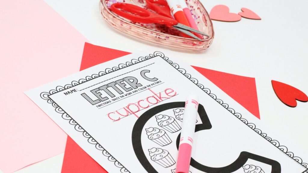 Valentines Day Activities for Preschool Literacy Center Worksheets ...