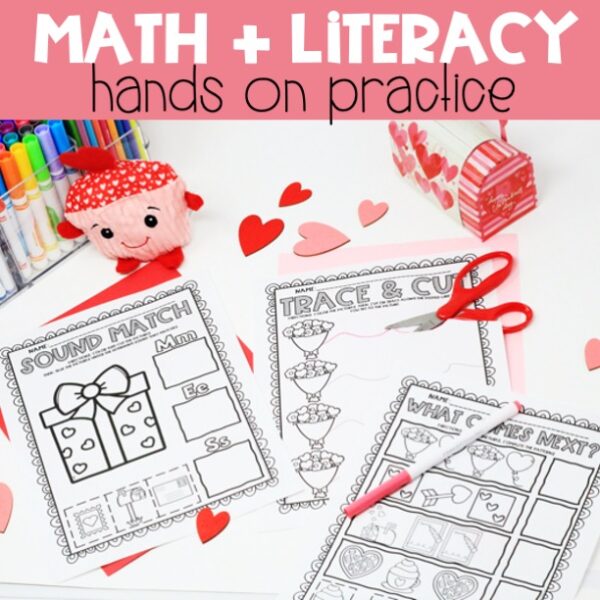 Valentines Day Activities for Preschool Kindergarten Worksheets Math ...