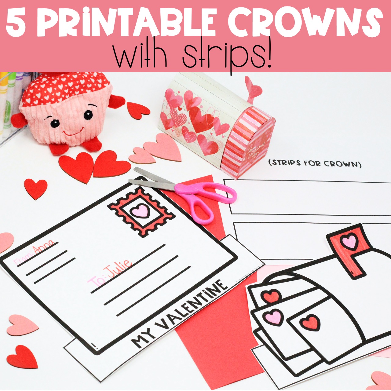 Valentines Day Activities & Crafts for Preschool Kindergarten Worksheet ...