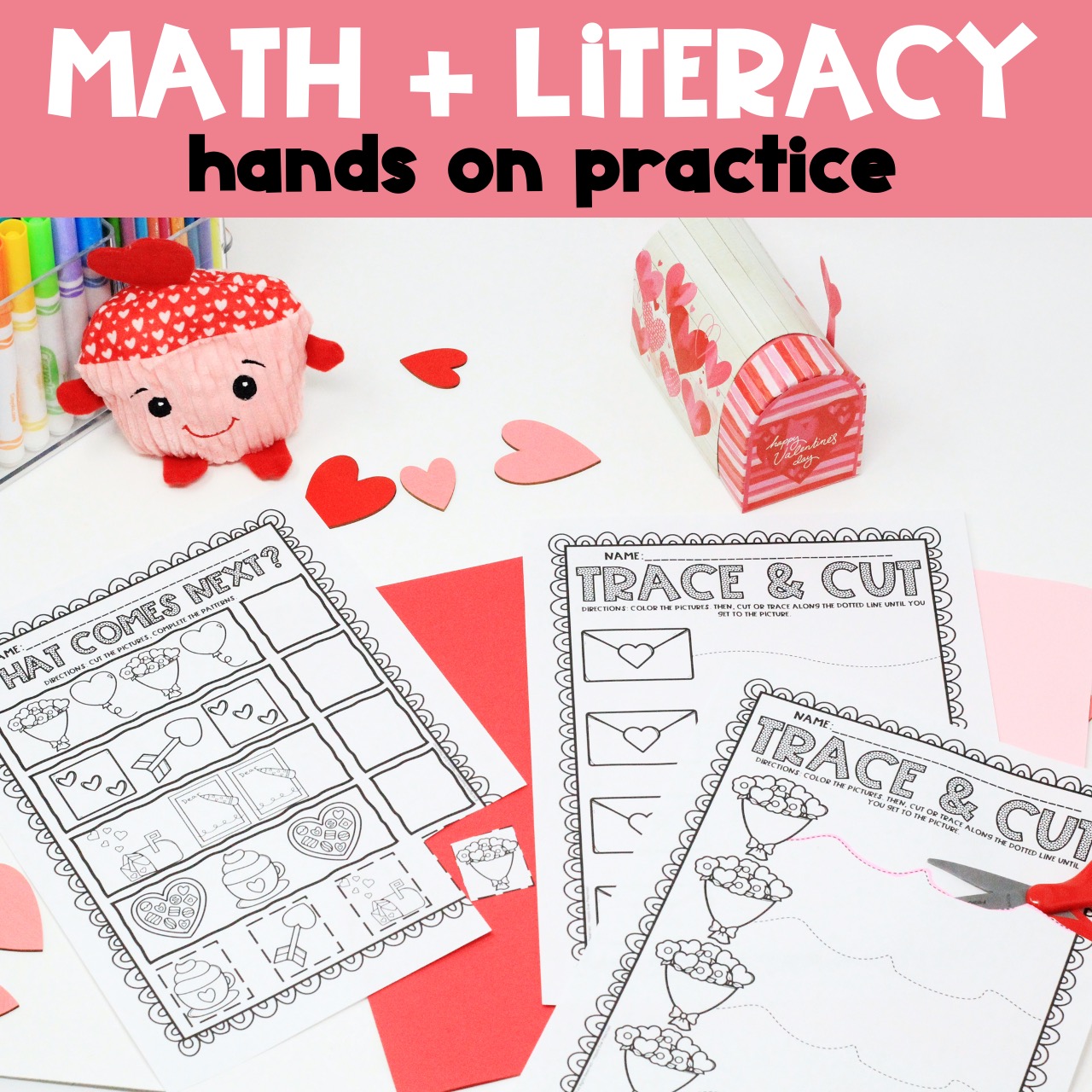 Valentines Day Activities & Crafts for Preschool Kindergarten Worksheet ...