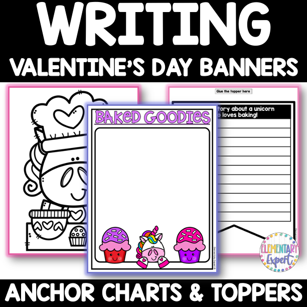 Valentine's Day Activities Anchor Charts, Prompts, and Toppers | Made ...