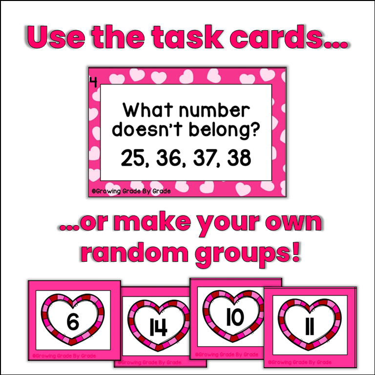 What Doesn't Belong? Valentine Math | Made By Teachers