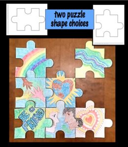 Colors of Kindness Collaborative Puzzle | Made By Teachers