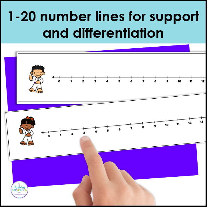 Add and Subtract Within 20 Math Riddle Task Cards | Made By Teachers