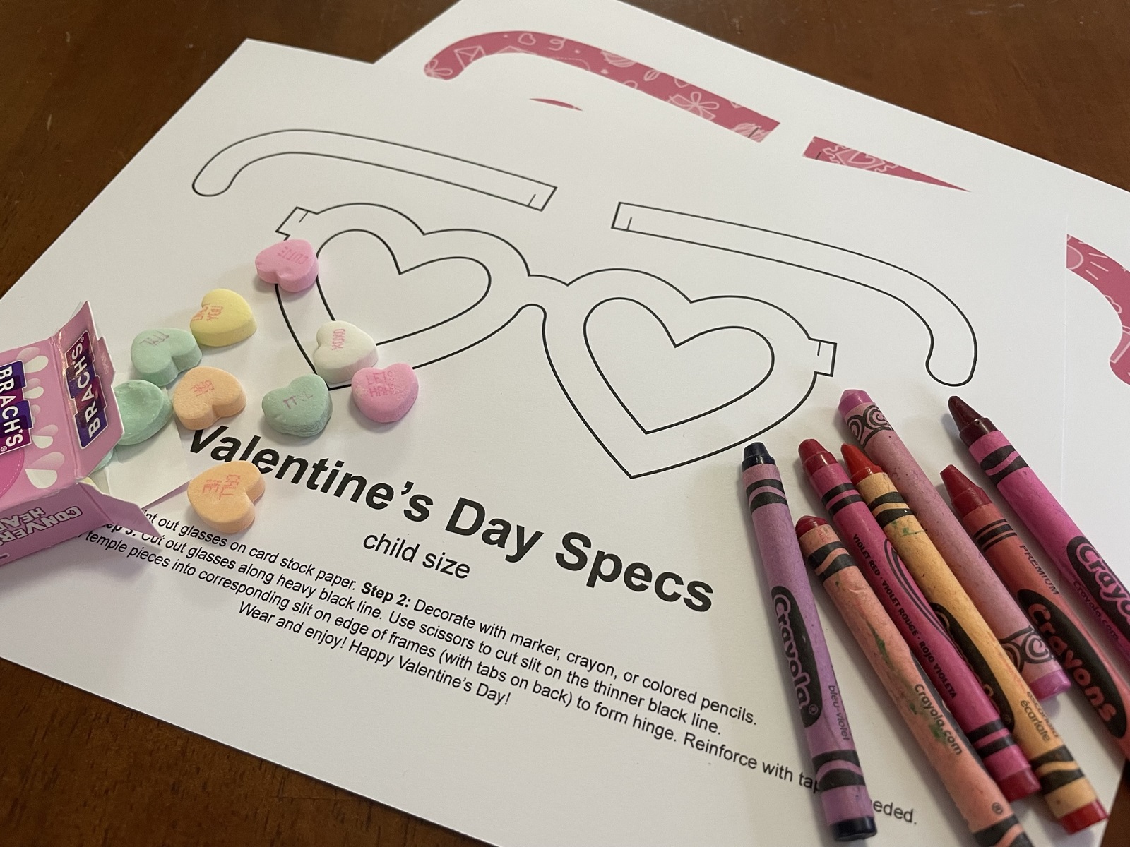 Valentine Heart Glasses | Made By Teachers