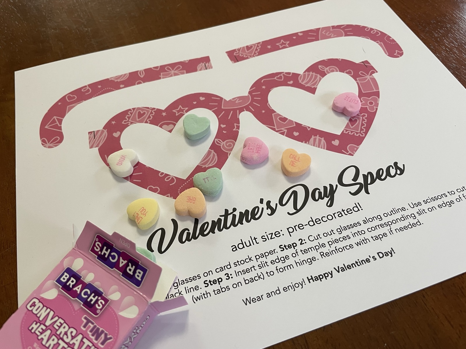 Valentine Heart Glasses | Made By Teachers