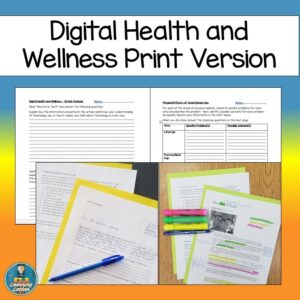 Digital Health and Wellness Unit | Made By Teachers