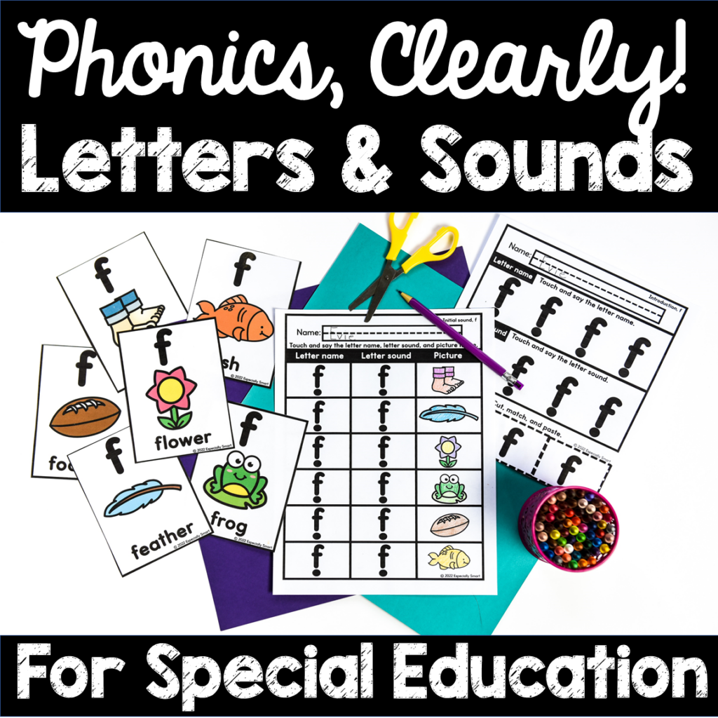 Alphabet Letters and Sounds Worksheets and Centers for Special ...