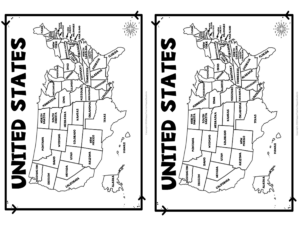 United States Map Quiz & Worksheet: USA Map Test w/ Practice Sheet (US ...