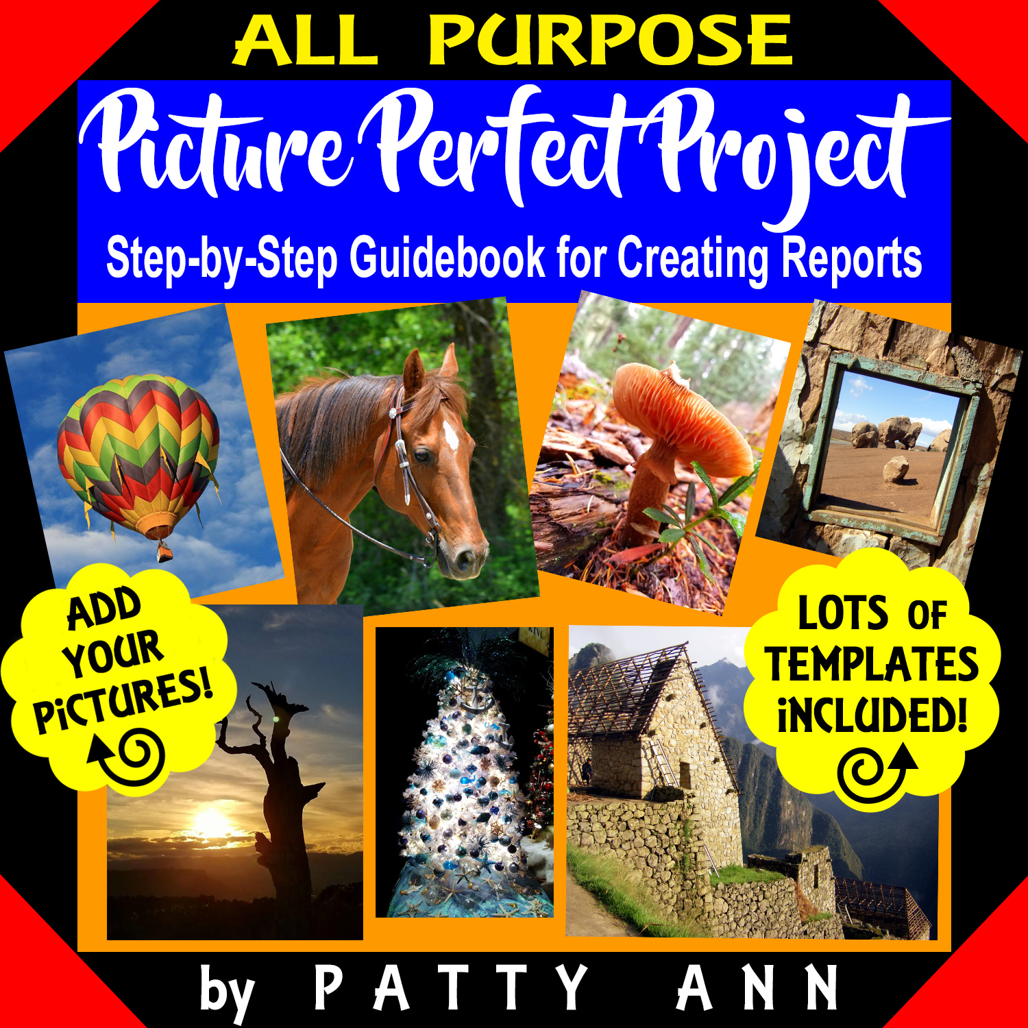 Research Project Report Template And Generic Editable Instruction 