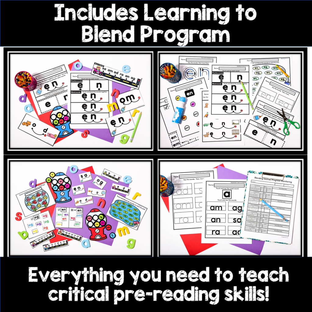 Pre Reading Phonics Bundle for Special Education and Intervention ...