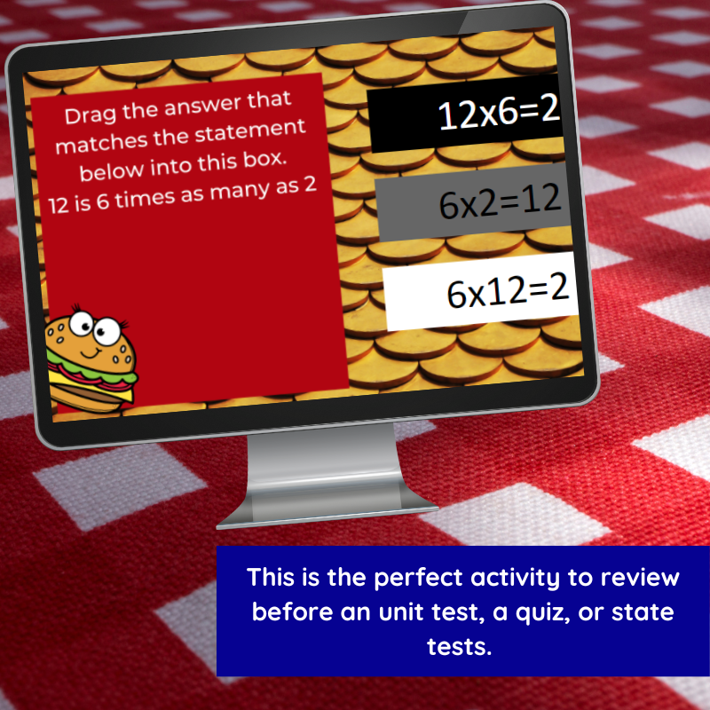 4th Grade Math Escape Room Multiplication and Multi-Step Equations ...